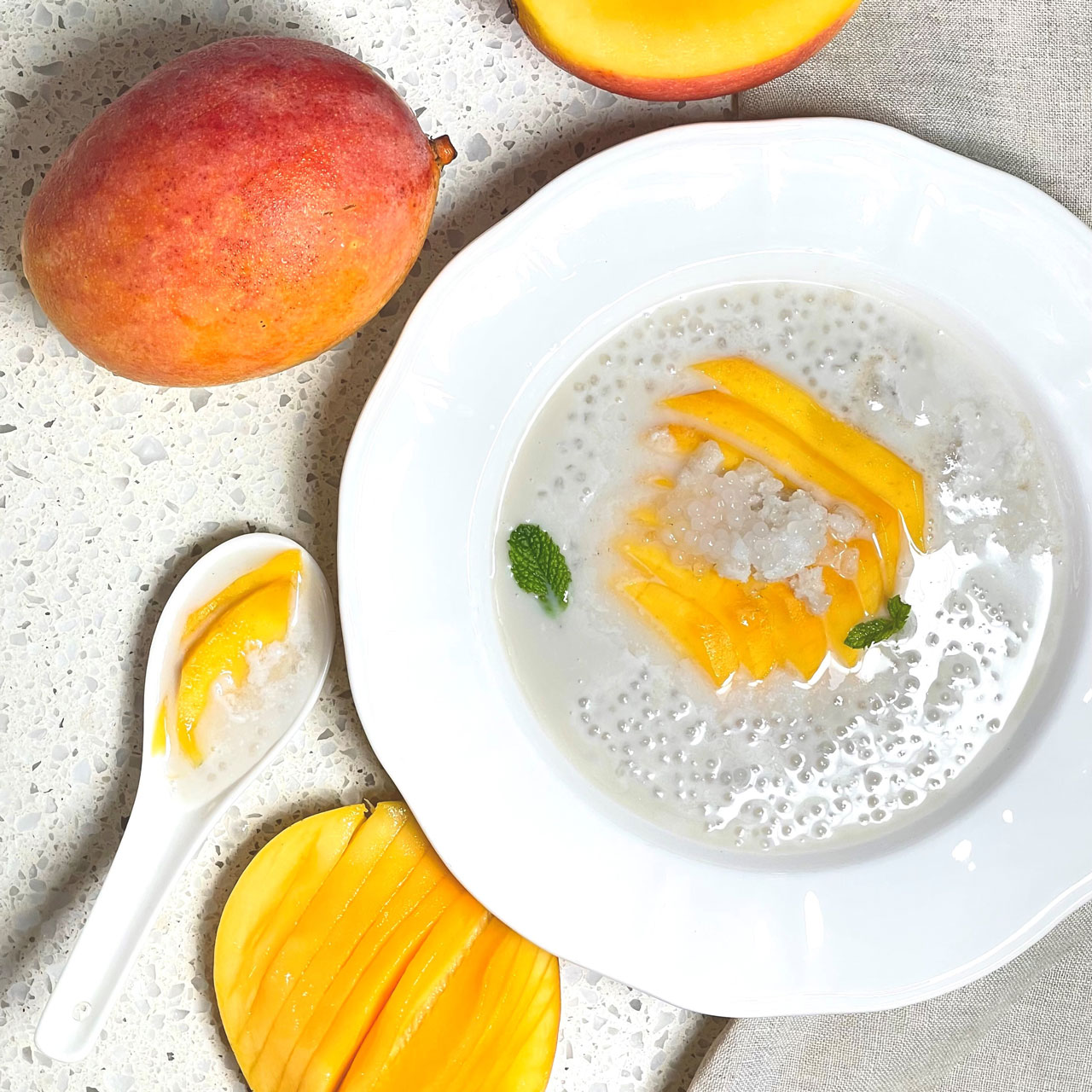 Shaved Ice Mango & Coconut Sago (DF) (V) - Hawthorne Garage