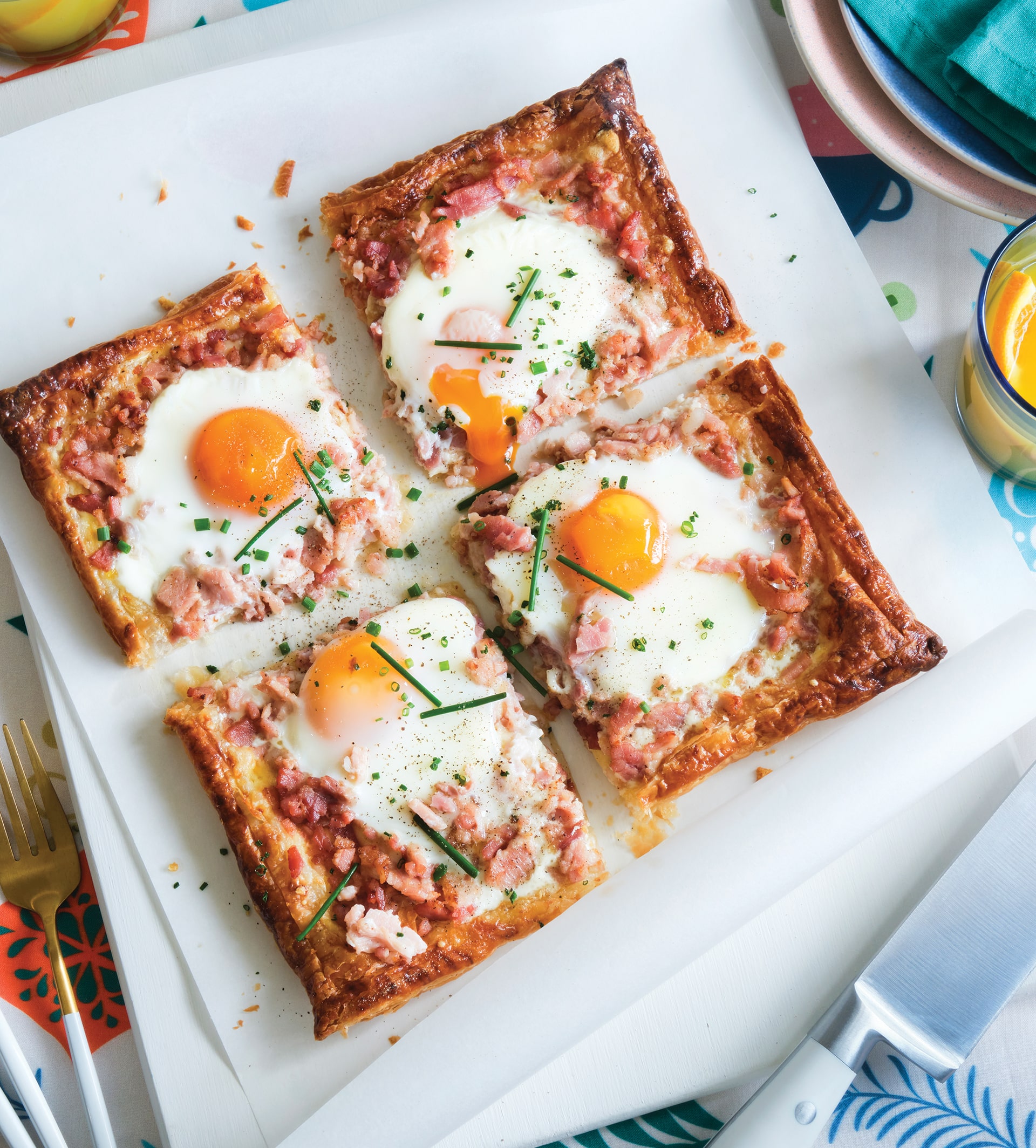 Bacon & Egg Brekkie Tart - Hawthorne Garage